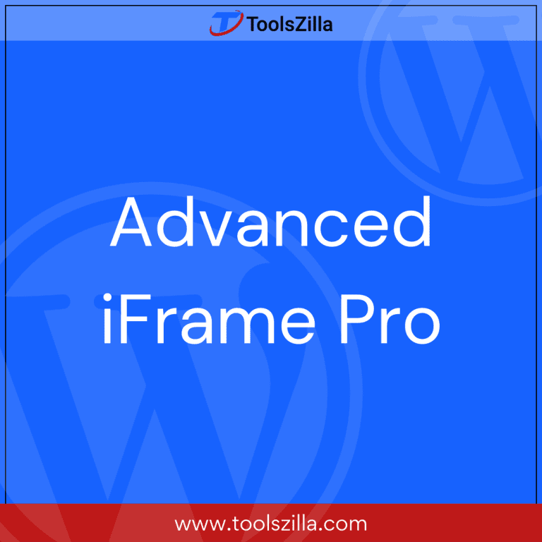 Advanced iFrame Pro - ToolsZilla