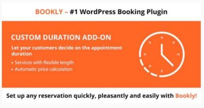 Bookly Custom Duration (Add-on) - ToolsZilla