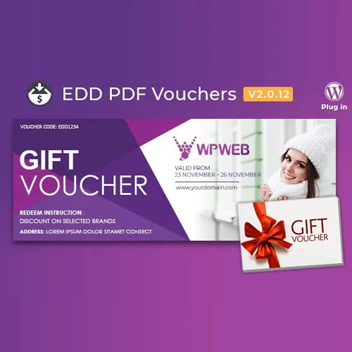 Easy Digital Downloads – PDF Vouchers - ToolsZilla