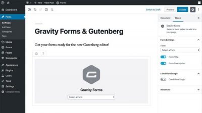 Gravity Forms Gutenberg - ToolsZilla