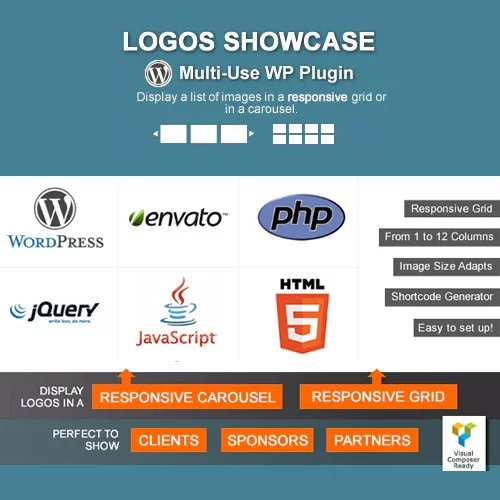 Logos Showcase – Multi-Use Responsive WP Plugin - ToolsZilla