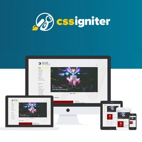 CSS Igniter Oxium WordPress Theme - ToolsZilla