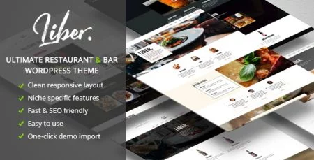 Liber – Ultimate Restaurant & Bar WordPress Theme - ToolsZilla