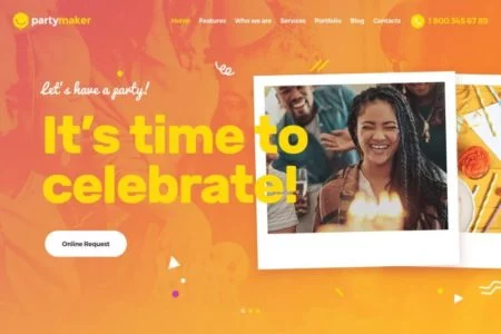 PartyMaker | Event Planner & Wedding Agency Theme - ToolsZilla