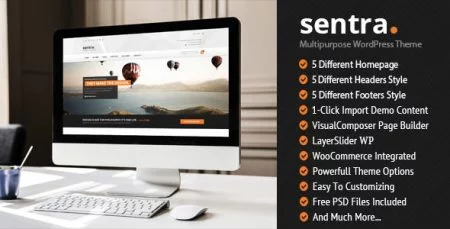 Sentra – Corporate Multipurpose WordPress Theme - ToolsZilla