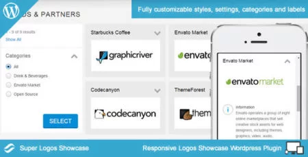 Super Logos Showcase For WordPress - ToolsZilla