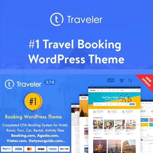 Travel Booking WordPress Theme - ToolsZilla